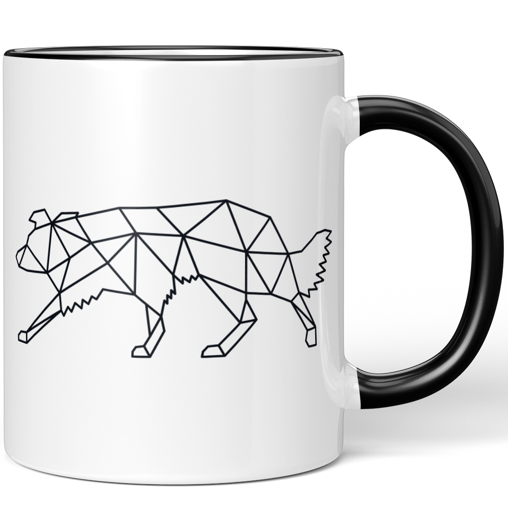 Border Collie, Origami-Stil 10001010067 | eBay.de