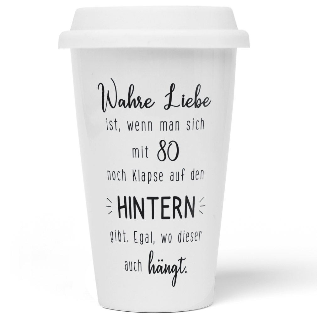 Wahre Liebe ist, wenn man sich mit 80 noch Klapse auf Hintern gibt ...