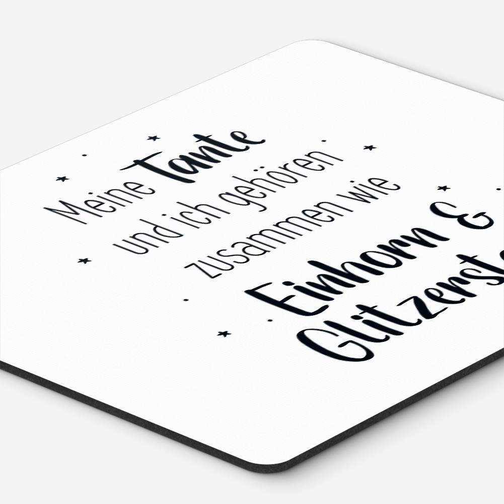 Meine Tante und ich gehören zusammen wie Einhorn & Glitzerstaub ...