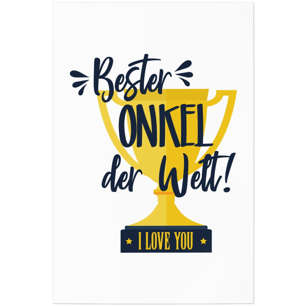 Bester Onkel Der Welt