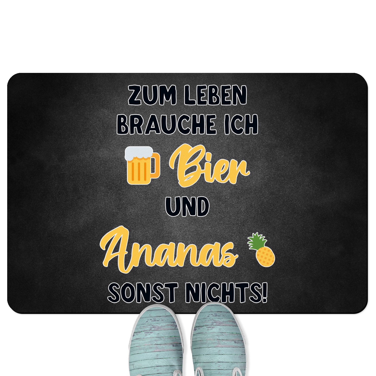 Zum Leben brauche ich Bier und Ananas, sonst nichts 18001005564 | eBay.de